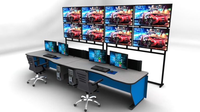 Console Furniture for Control Rooms, NOC, Command Centers & Dispatch