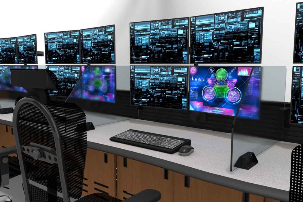 Aerospace Center Mission Control Room Furniture - Inracks NOC Control ...