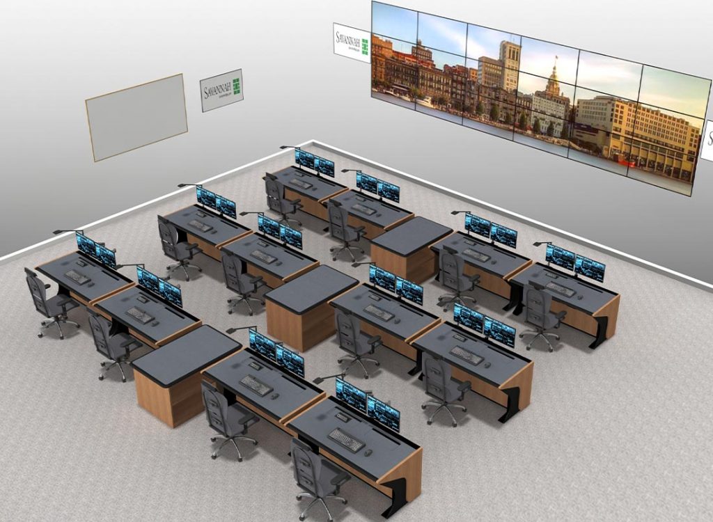 The Summit Adjustable Height Blade Console Furniture Gallery by Inracks