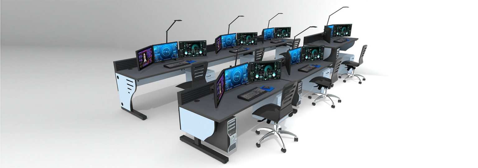 Console Furniture for Control Rooms, NOC, Command Centers & Dispatch