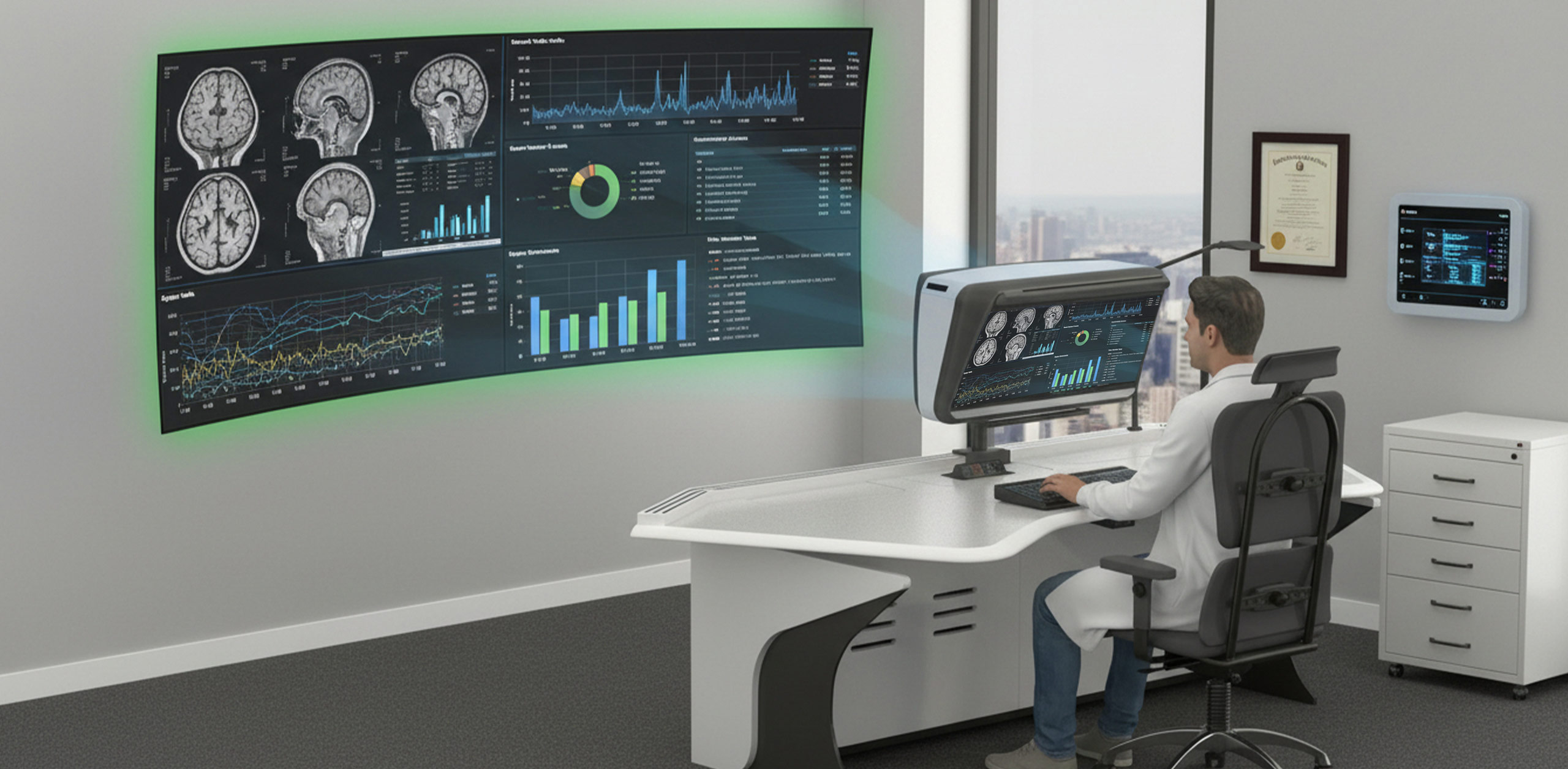XR Console Control Room Display Solution for Medical Applications
